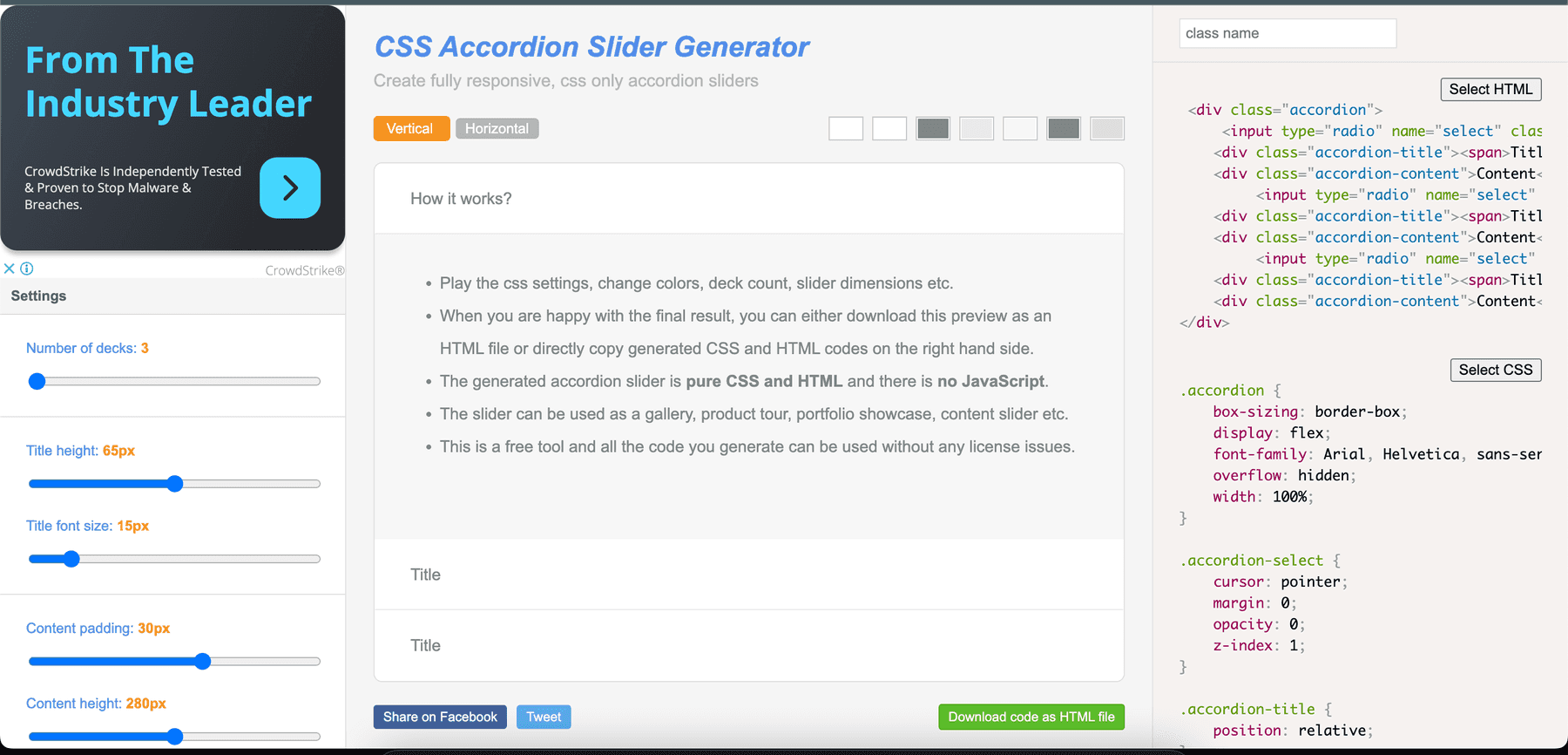 Samuel Lawrentz | Useful CSS Generators